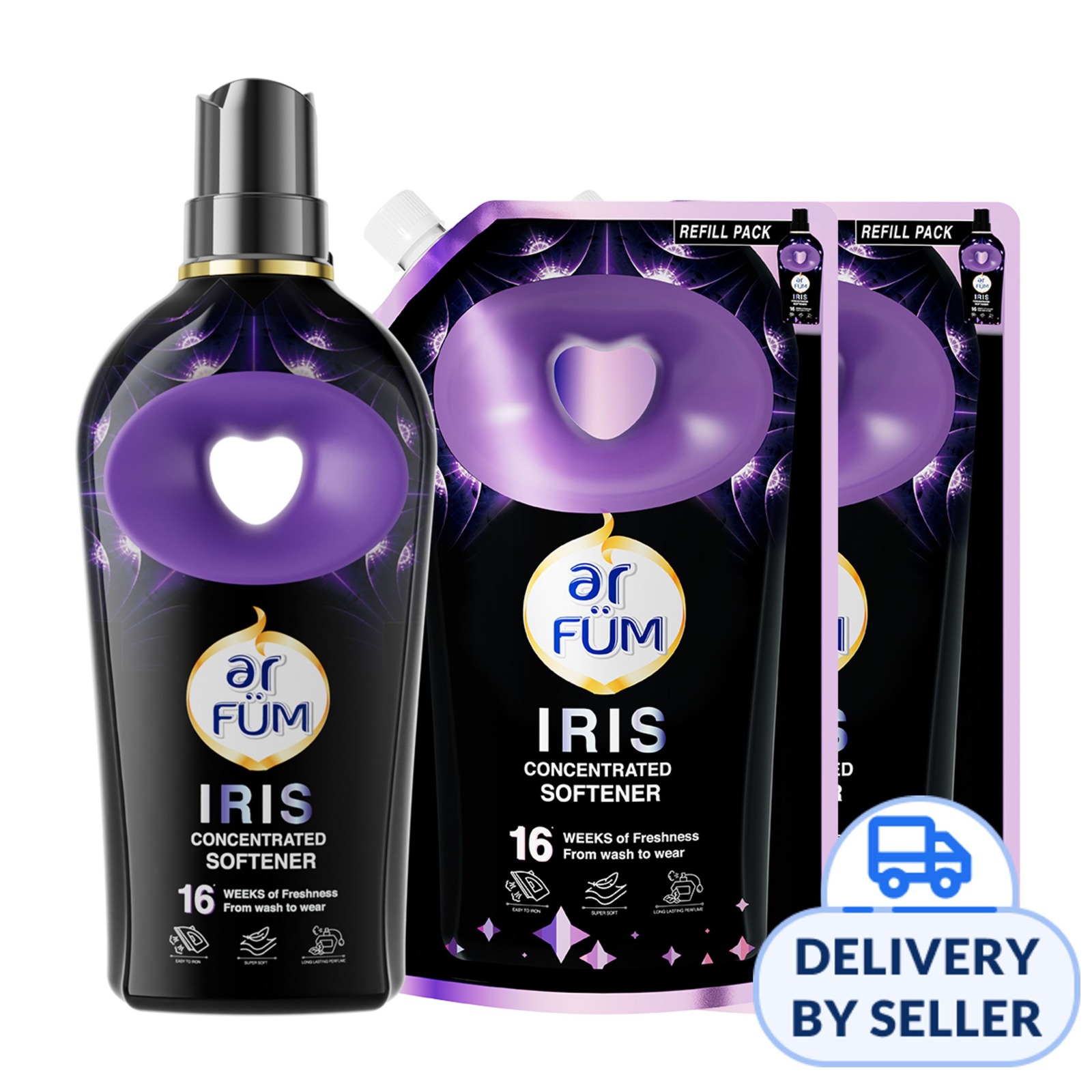ar Fum Concentrated Fabric Softener Bundle - Iris | NTUC FairPrice