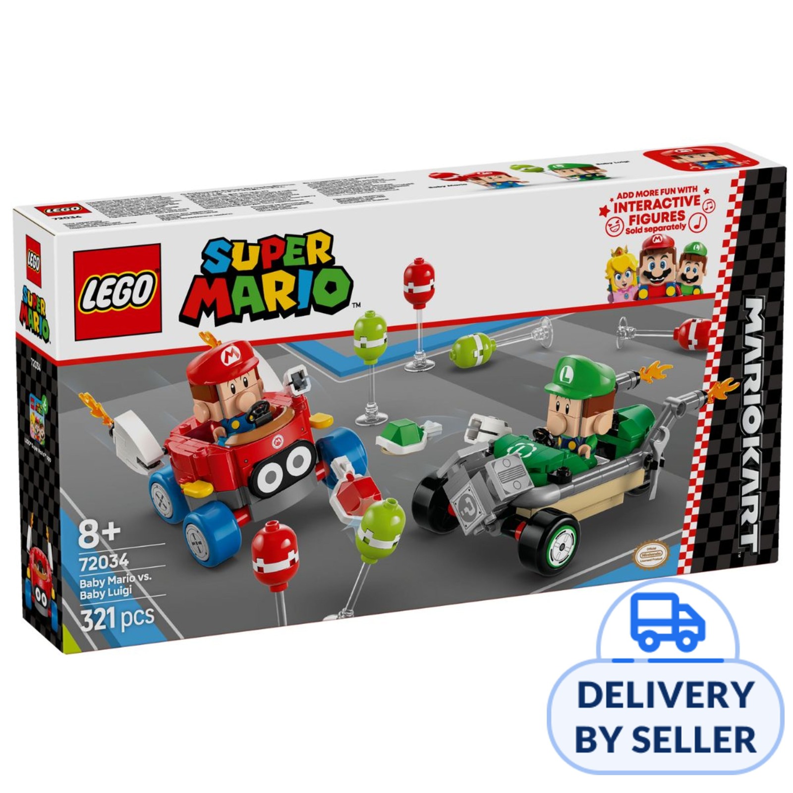 LEGO 72034 Mario Kart Baby Mario vs Baby Luigi | NTUC FairPrice