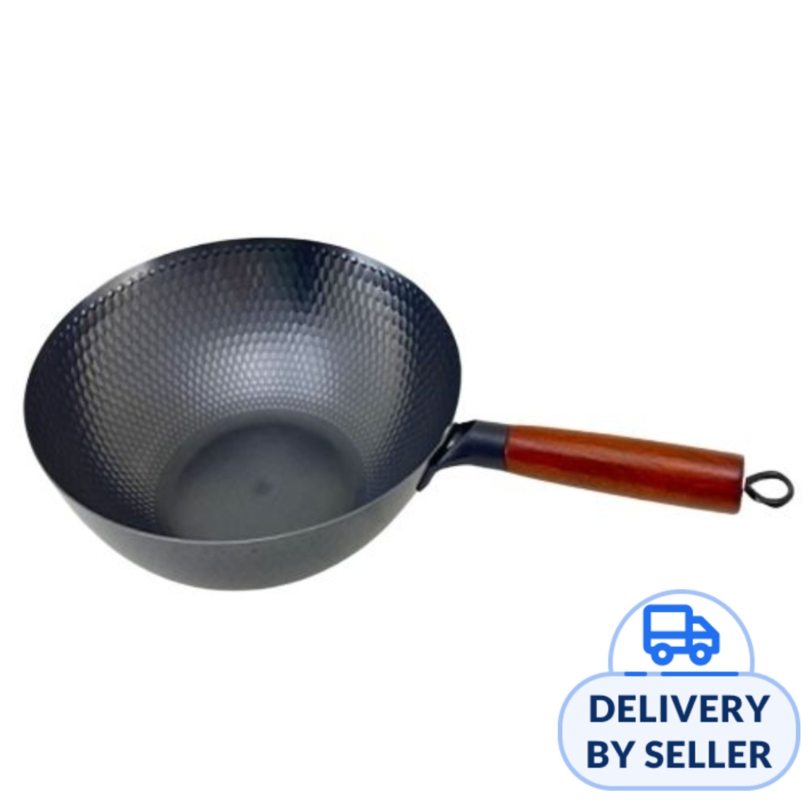 Steelcraft Black Steel 32cm Diamond Design Wok | NTUC FairPrice