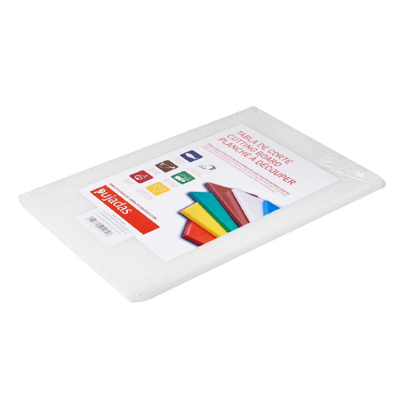 Pujadas HDPE Cutting Board 50 X 20 X 2 cm - White | NTUC FairPrice
