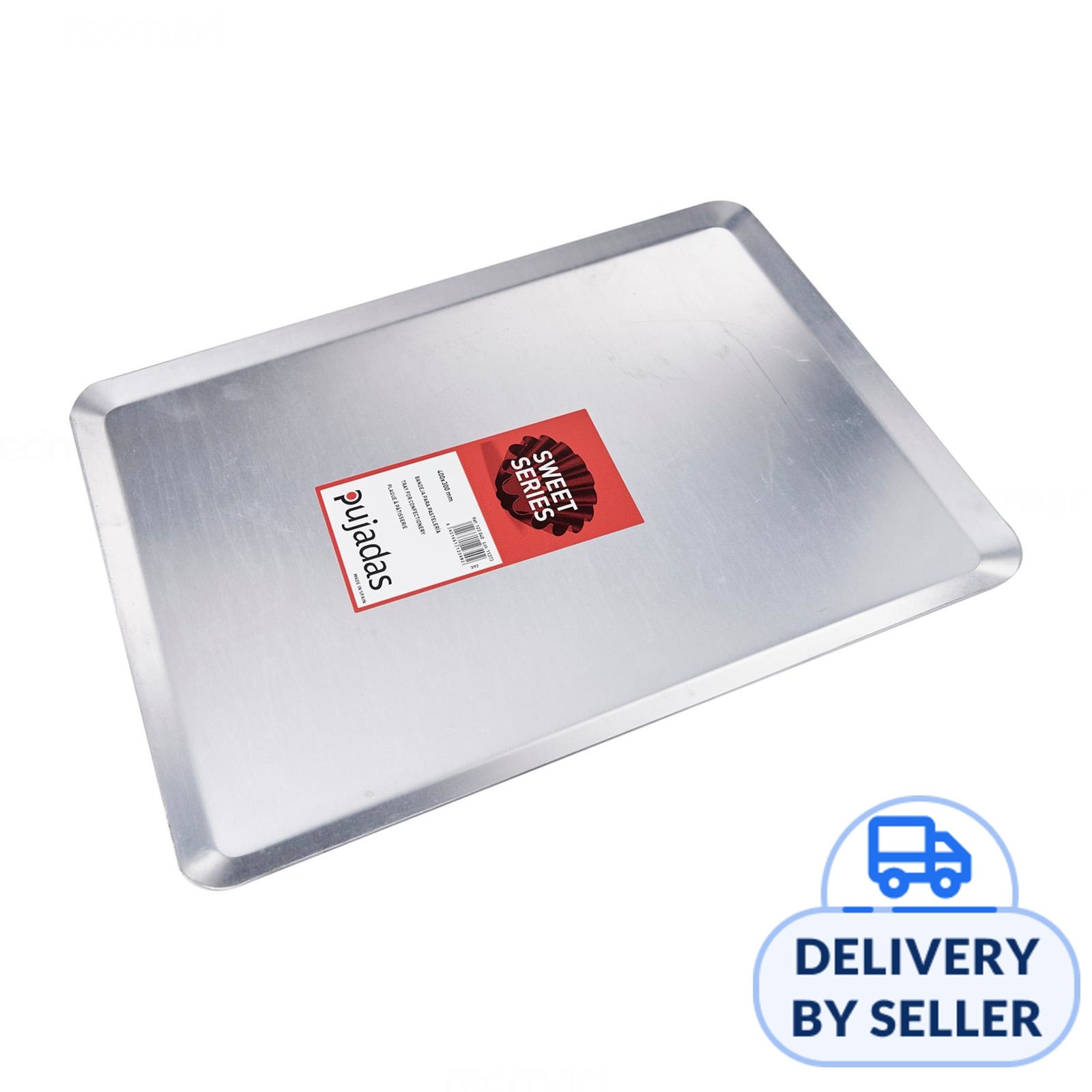 Pujadas Aluminum Baking Tray Slant Edge 400 X 300 X 12mm | NTUC FairPrice