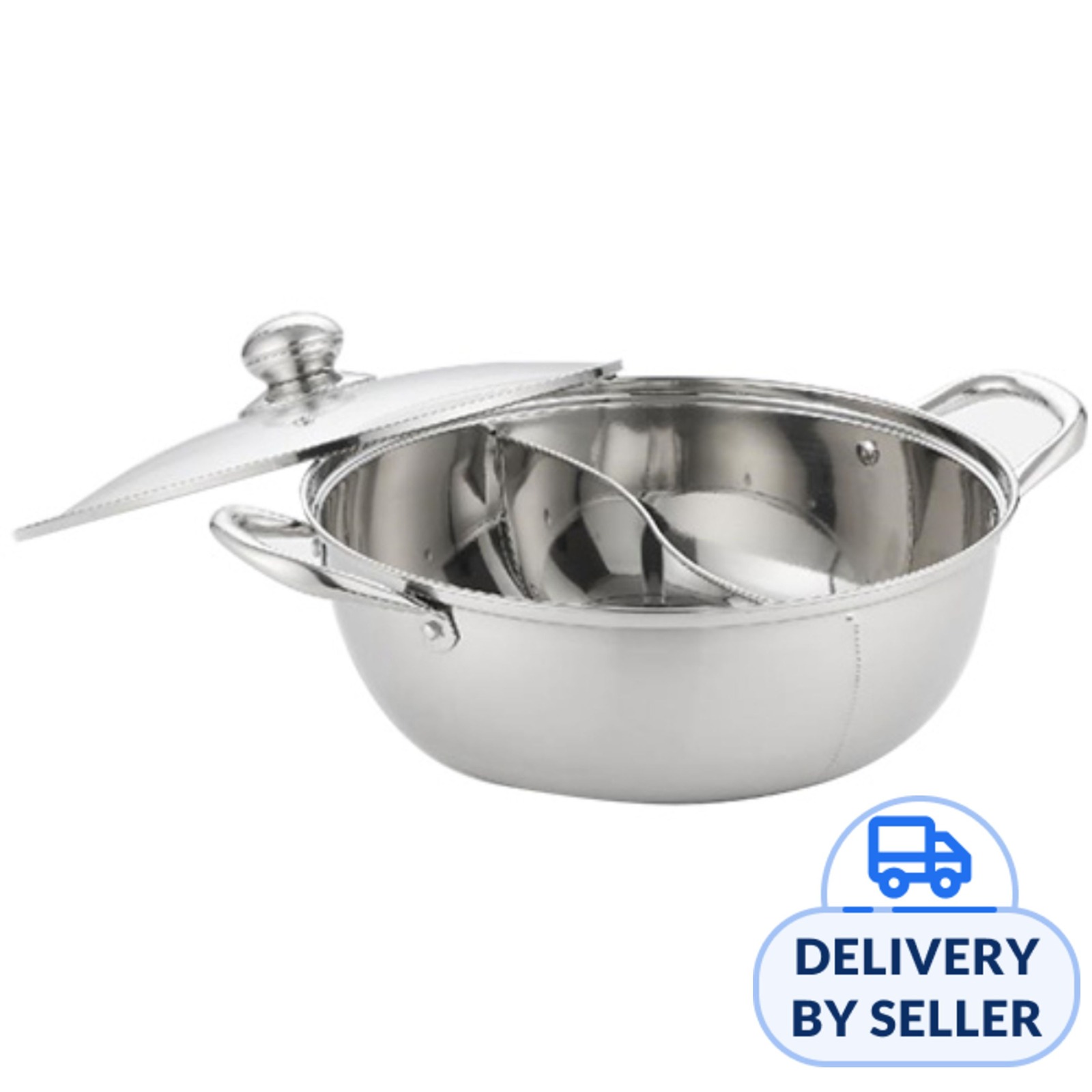 Steelcraft Divided Hot Pot - 28Cm | NTUC FairPrice