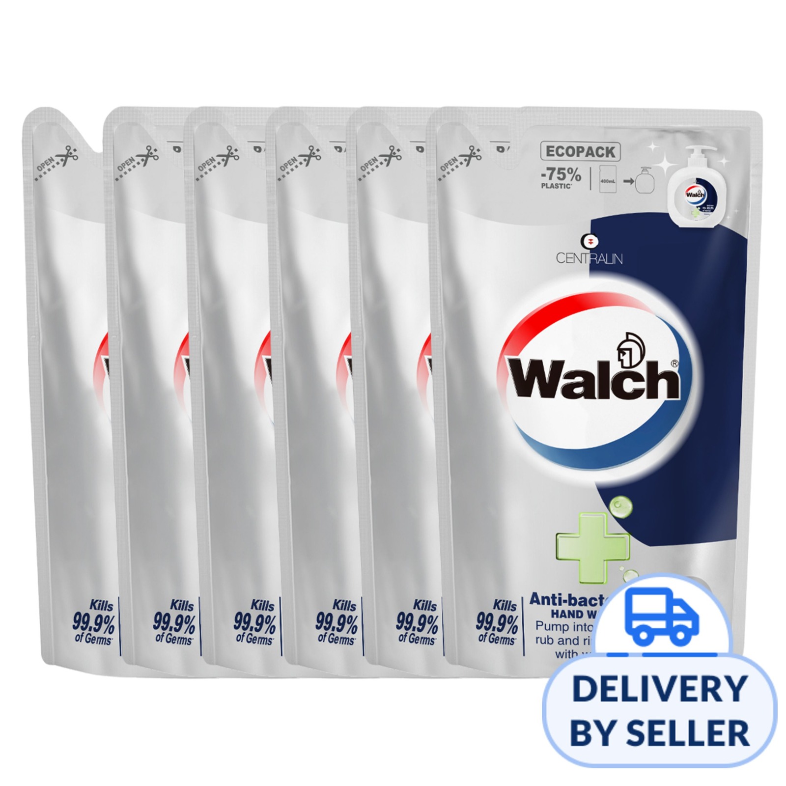 Walch Anti-bacterial Hand Wash - Moisturising Bundle of 6 | NTUC FairPrice
