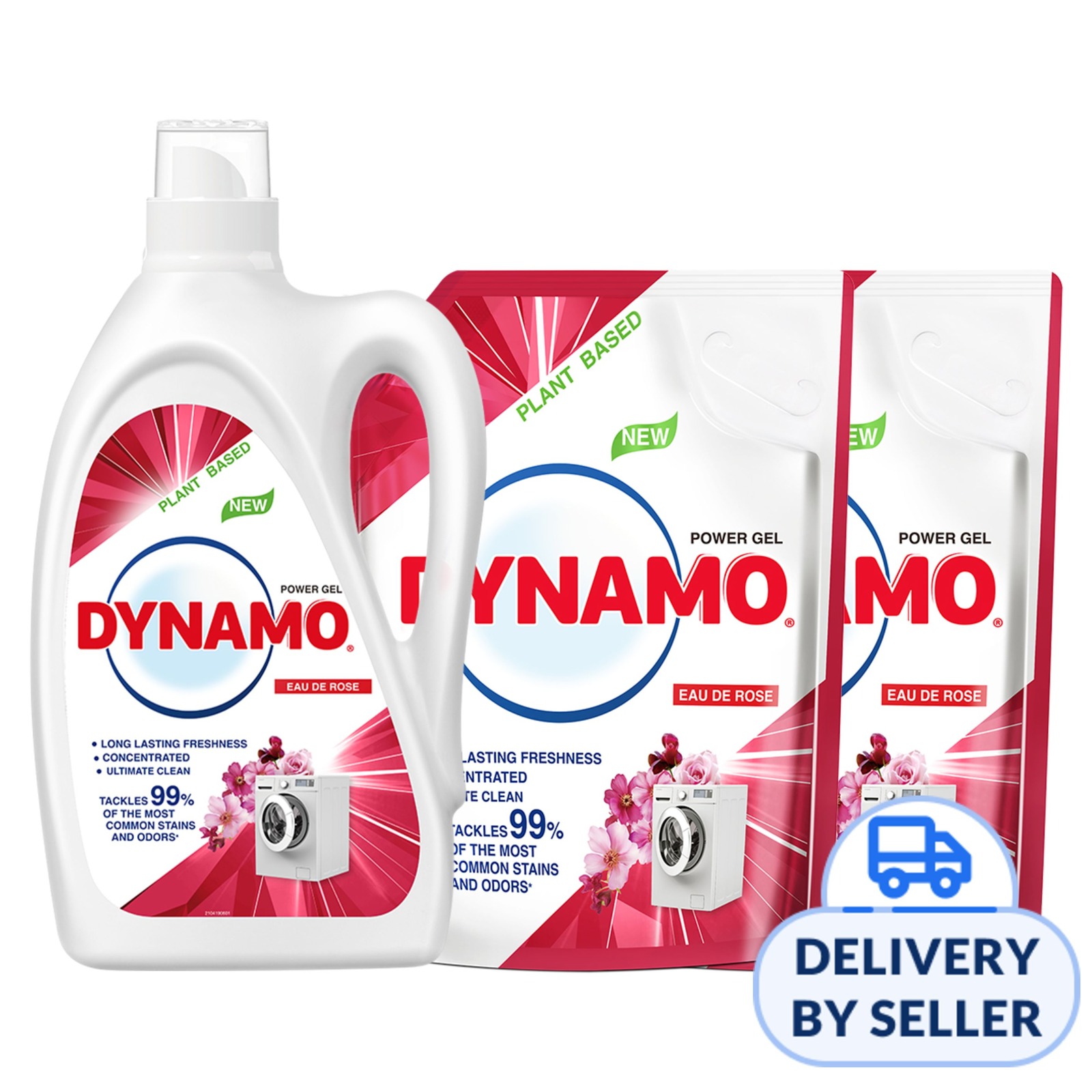 Dynamo Liquid Detergent Bundle - Eau De Rose | NTUC FairPrice