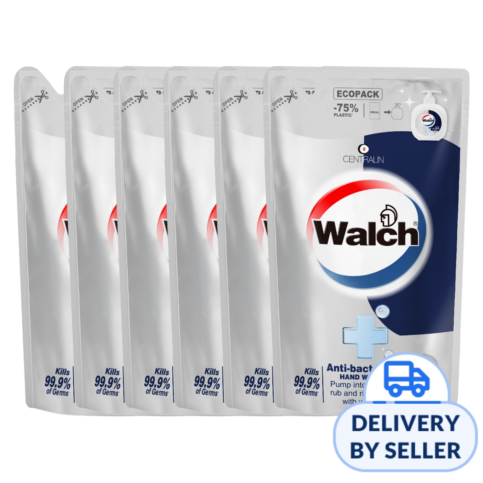 Walch Anti-bacterial Hand Wash - Refreshing Bundle of 6 | NTUC FairPrice
