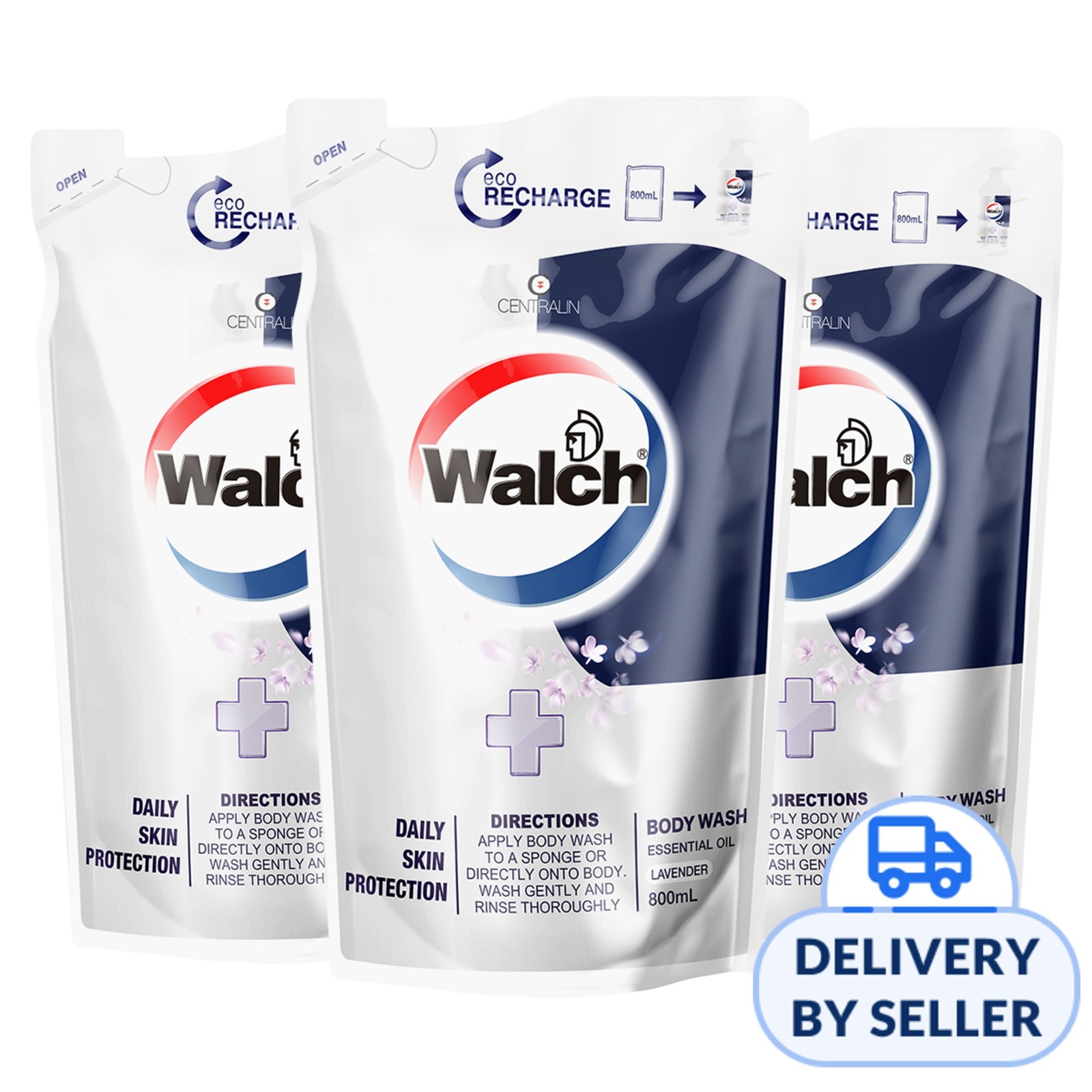 Walch Anti-bacterial Body Wash Refill - Lavender Bundle of 3 | NTUC ...