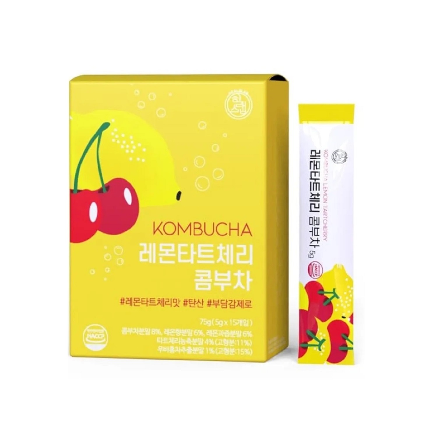 HEALSLAB Instant Kombucha Fermented Drink - Lemon Tart Cherry | NTUC ...