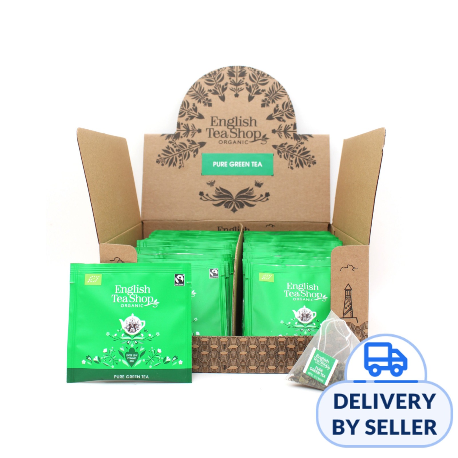 English Tea Shop Loose Leaf Pyramid Tea Bags - Pure Green Tea | NTUC ...