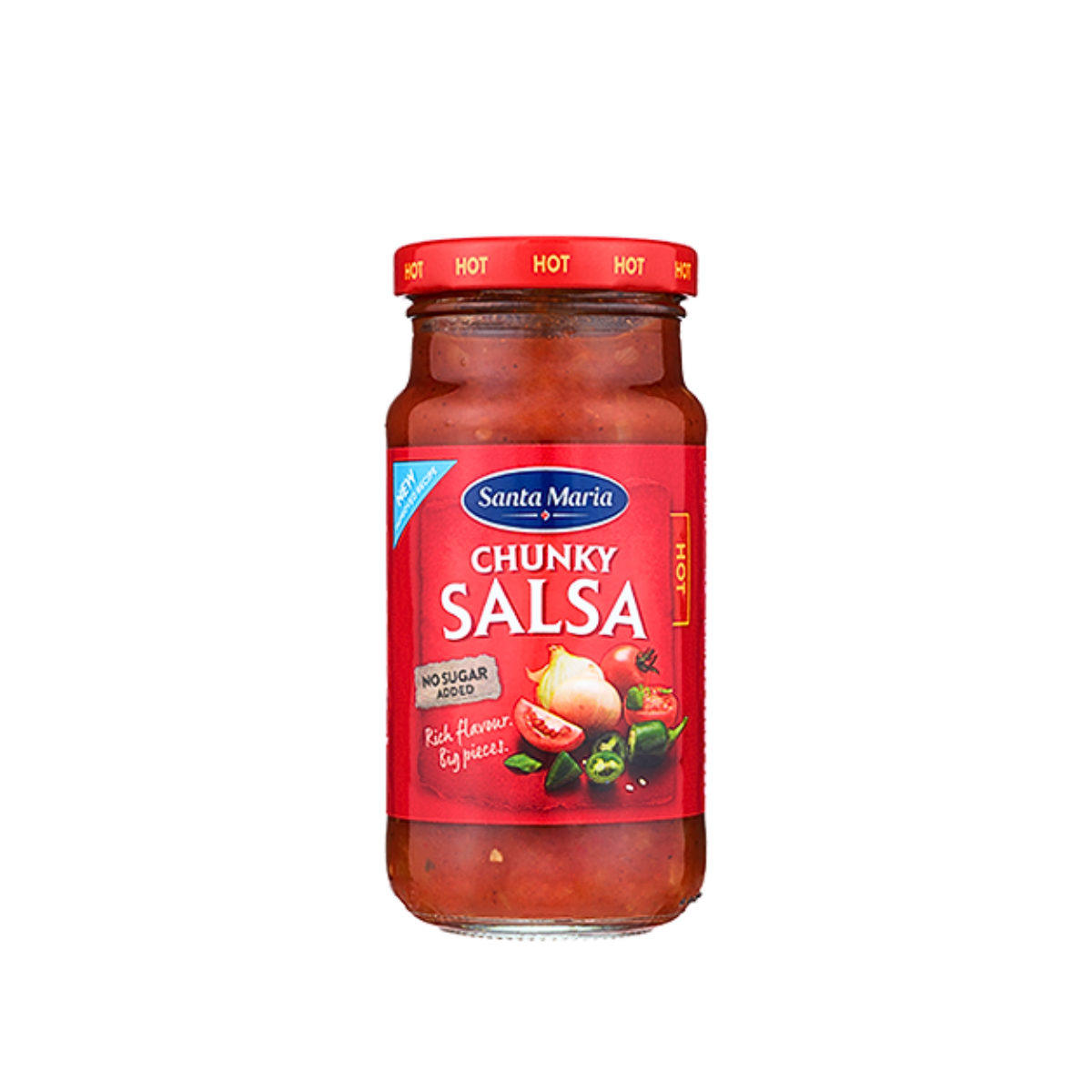 Santa Maria Chunky Salsa - Hot | NTUC FairPrice