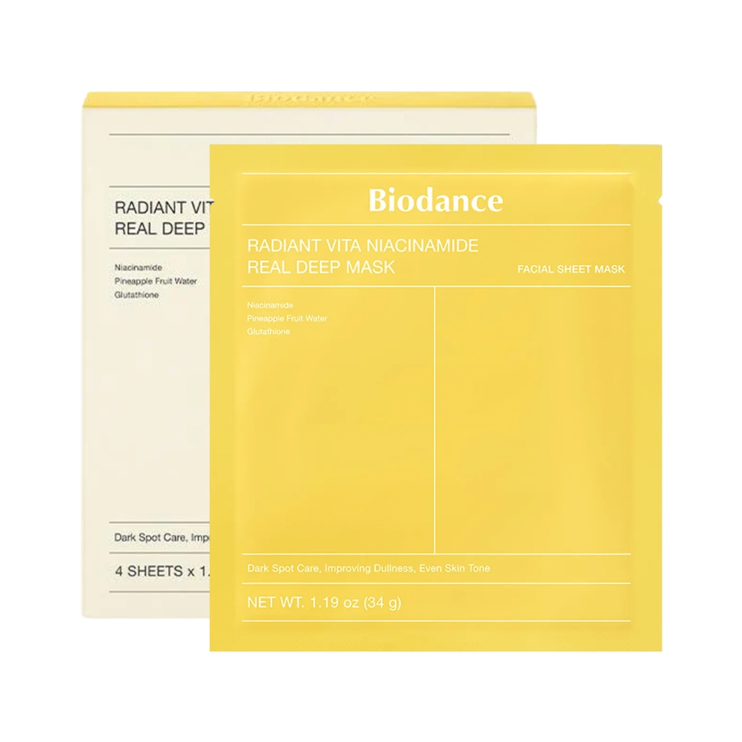 Biodance Radiant Vita Niacinamide Real Deep Mask | NTUC FairPrice
