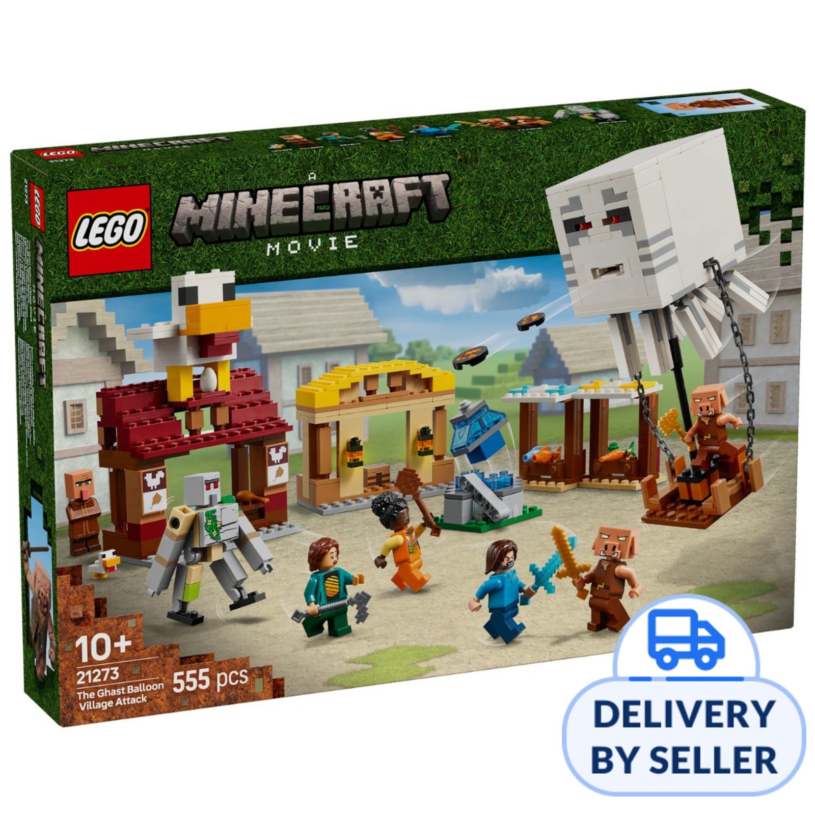 LEGO 21273 Minecraft The Ghast Balloon Village Attack | NTUC FairPrice