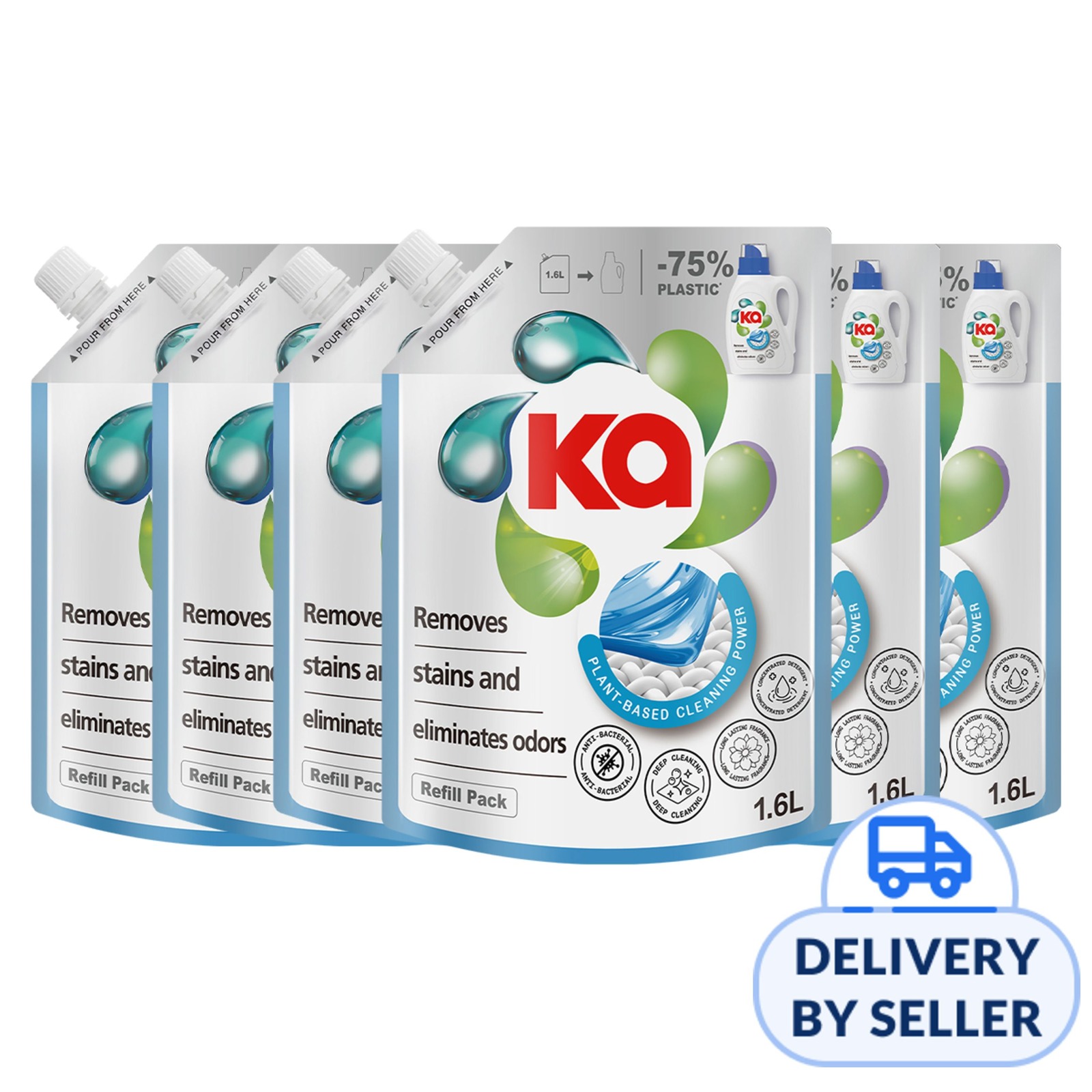 Ka Liquid Detergent - Deep Cleaning Bundle of 6 | NTUC FairPrice