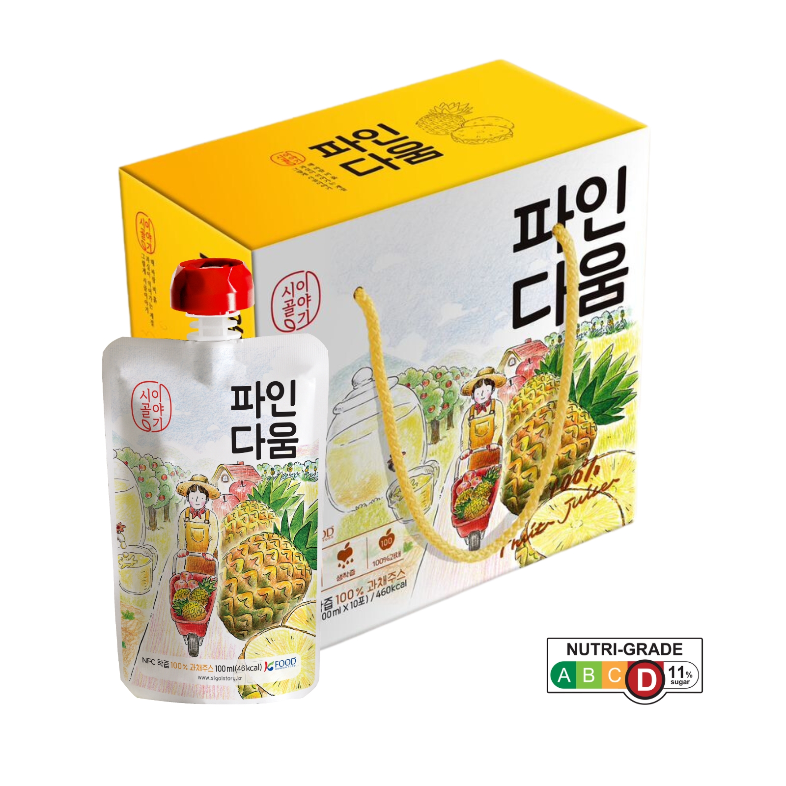 NFC Korean Apple & Pineapple Juice | NTUC FairPrice