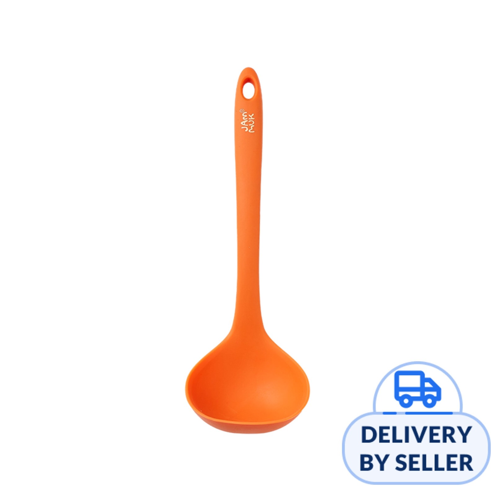 Jammuk 100% Platinum Silicone Kitchen Ladle - Orange | NTUC FairPrice
