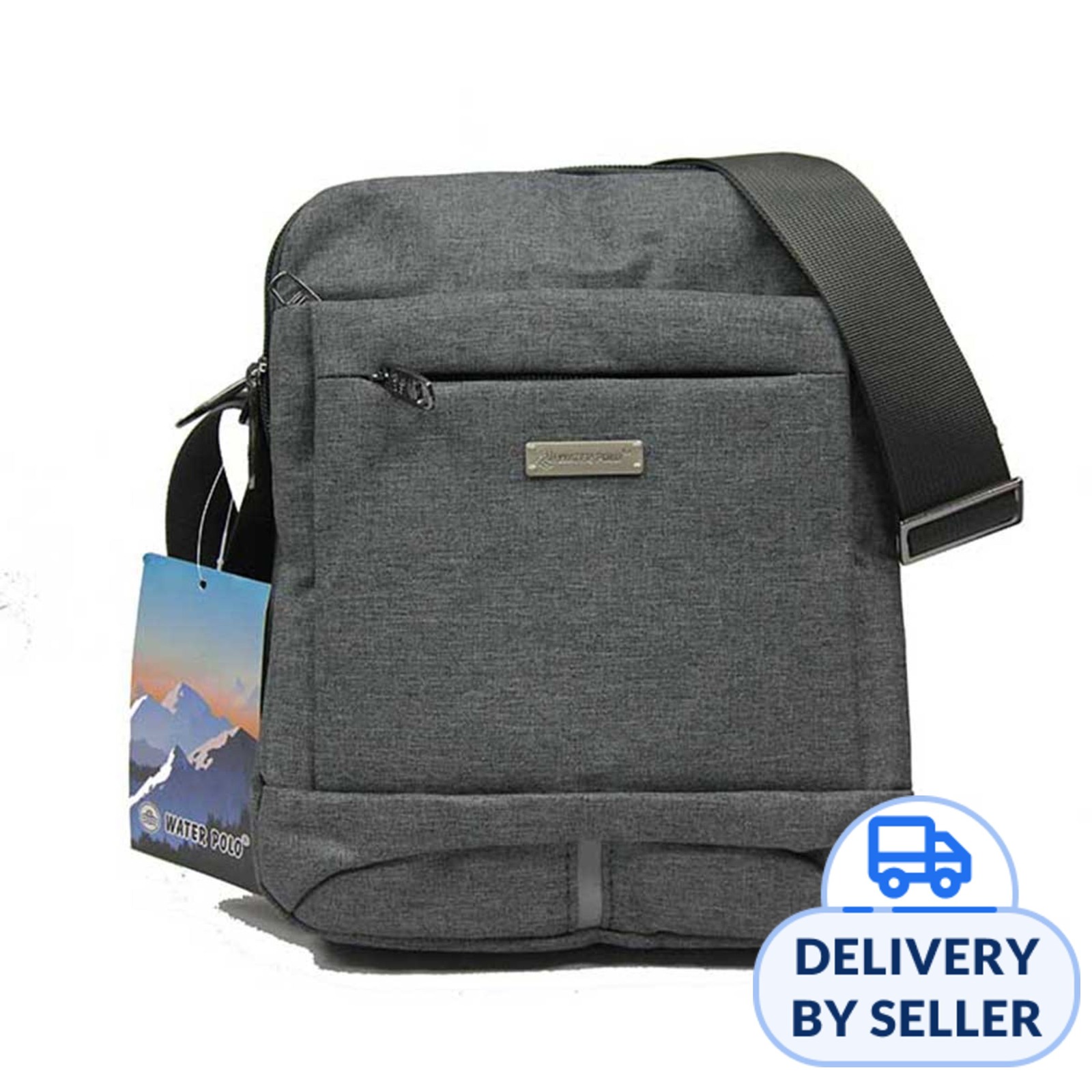 Simple Full Sized Tablet Sling Bag - Grey | NTUC FairPrice