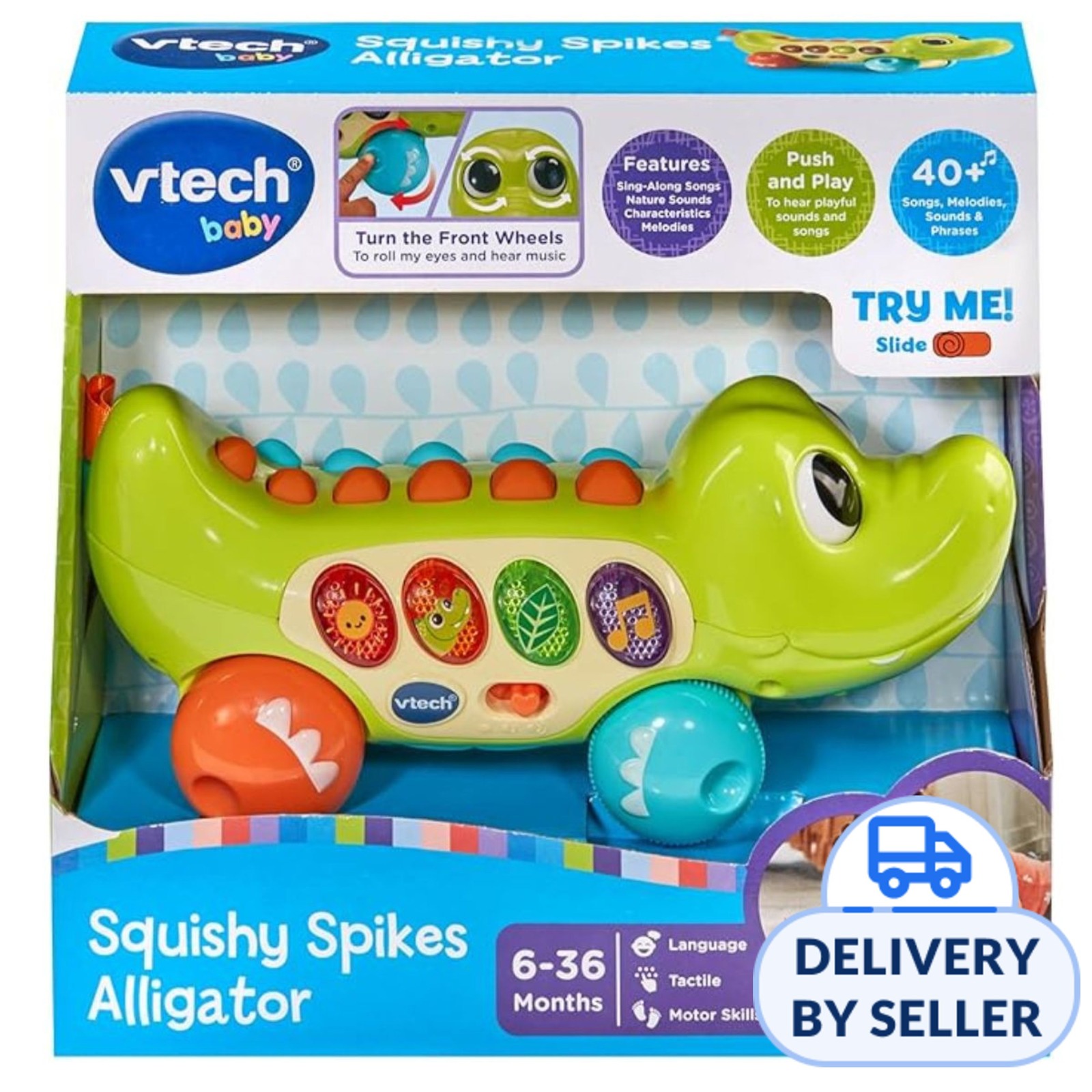 Vtech Squishy Spikes Alligator | NTUC FairPrice