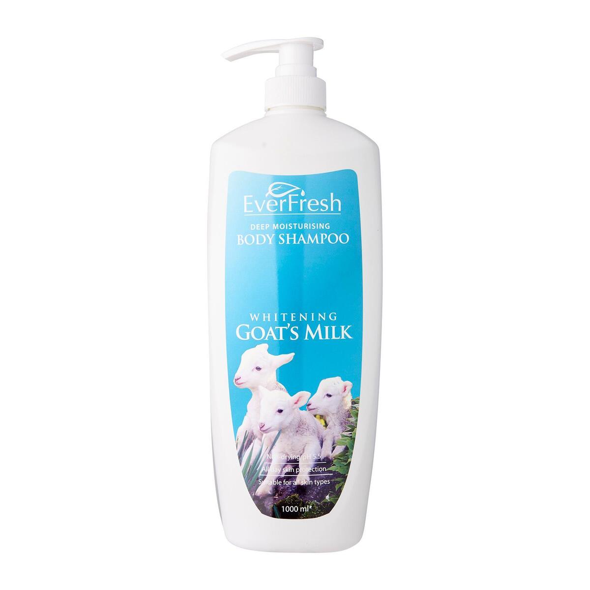 Everfresh Deep Moisturise Body shampoo- Whitening Goat's Milk | NTUC ...