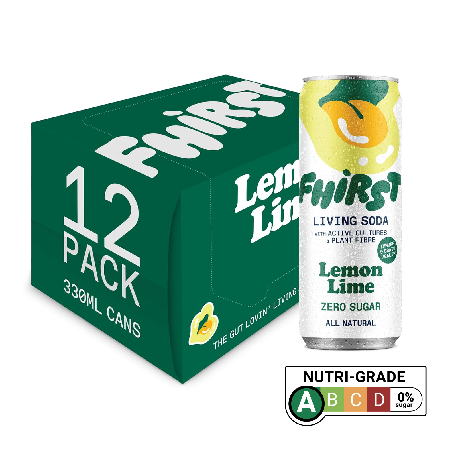 Fhirst Lemon Lime Living Soda | NTUC FairPrice