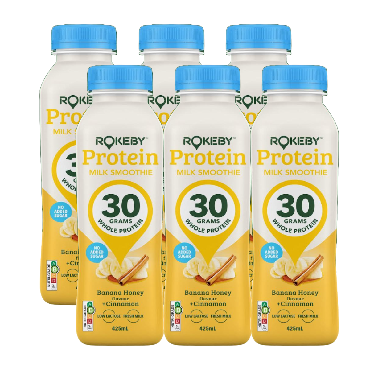 Rokeby Farms Protein Smoothie - Banana, Honey & Cinnamon | NTUC FairPrice