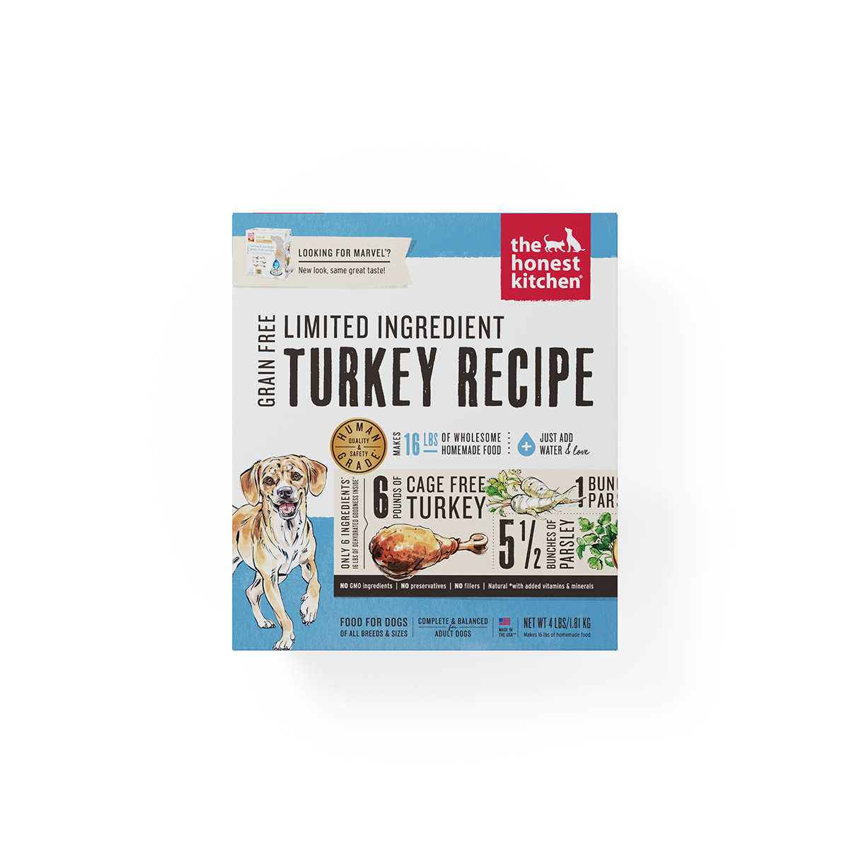 The Honest Kitchen Dehydrated Ingredient Dog Food - Turkey | NTUC FairPrice