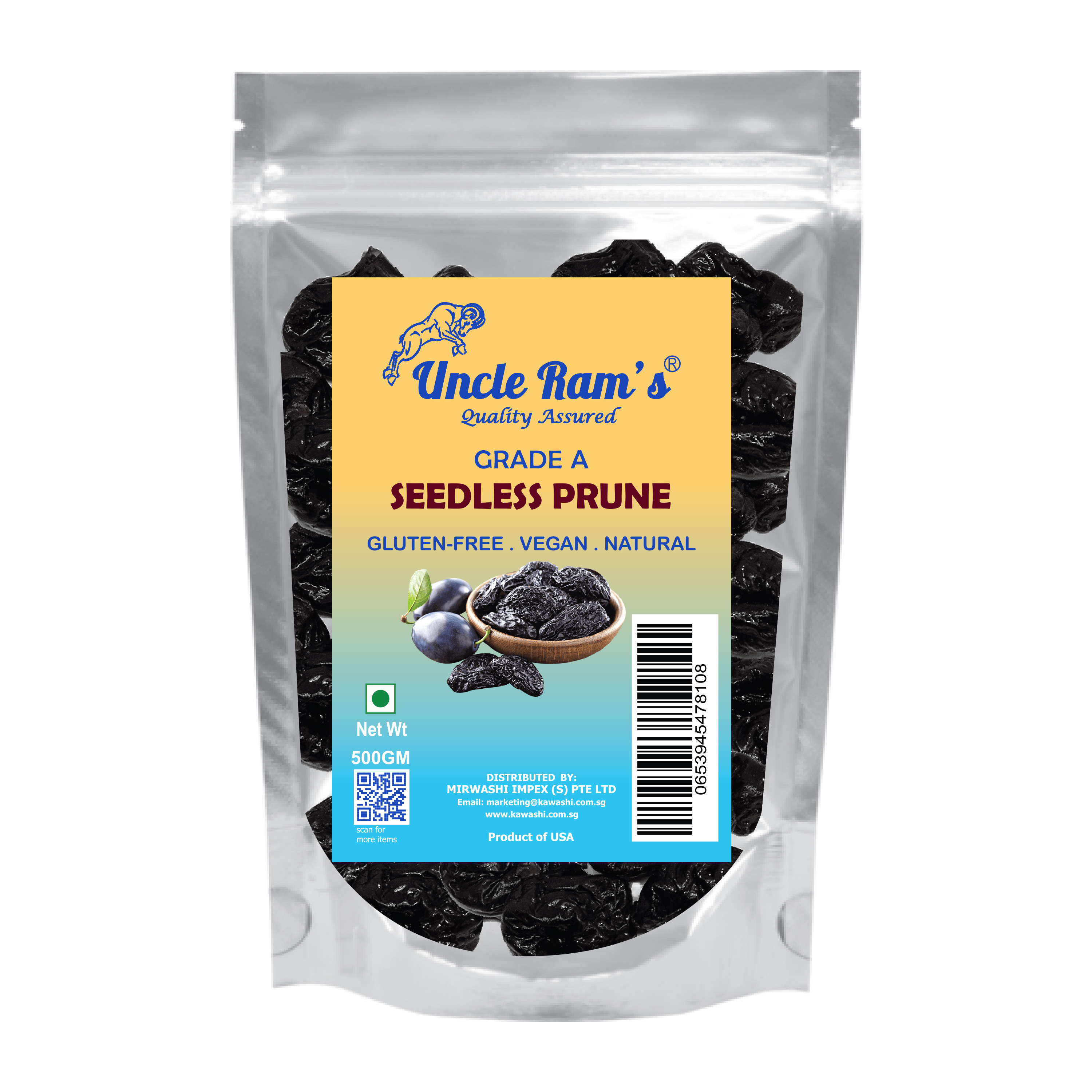 Uncle Ram's Seedless Prune | NTUC FairPrice