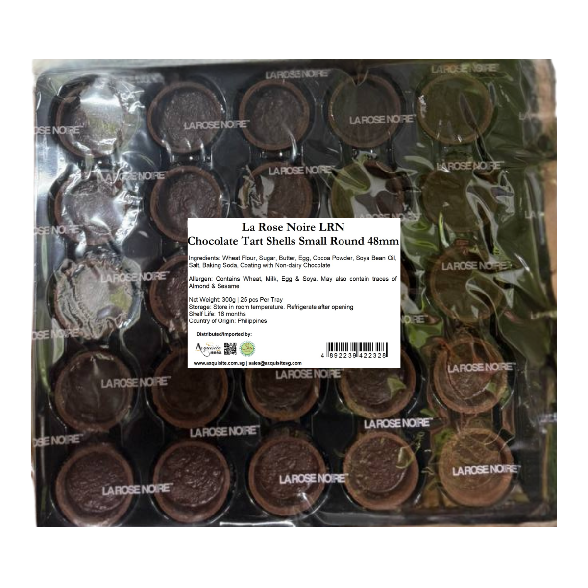 La Rose Noire Chocolate Tart Shells Small Round | NTUC FairPrice