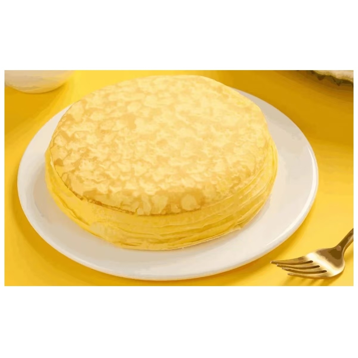 Frozen Original Cream Mile Crepe Cake 6-Inch | NTUC FairPrice