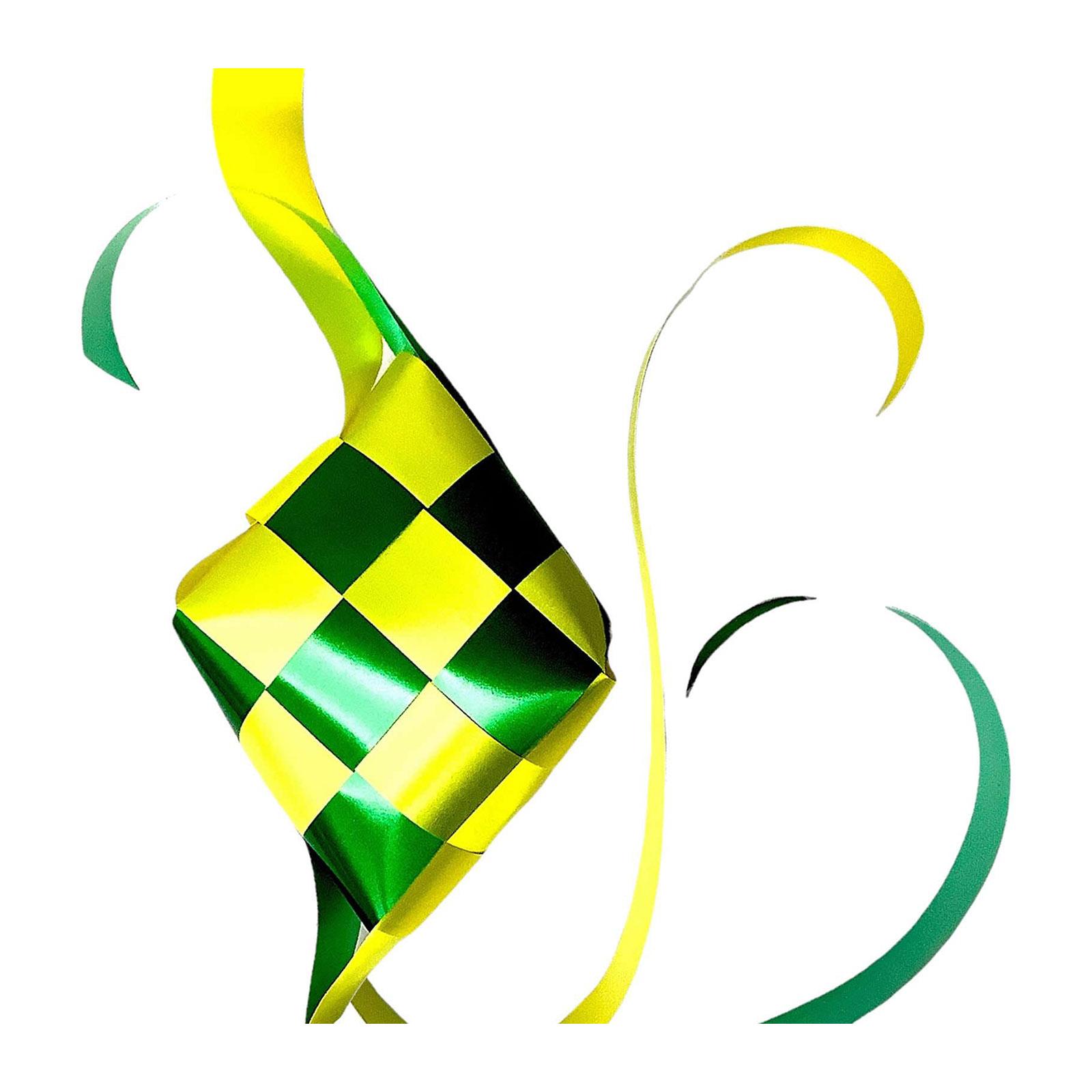 Partyforte Hari Raya Ketupat Ribbon - 20x14 Yellow And Green | NTUC ...