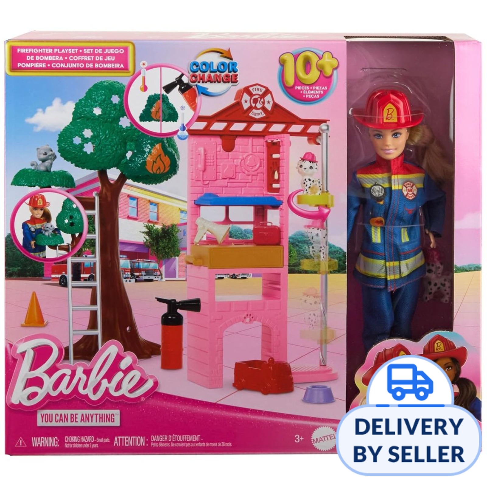 Barbie Firefighter Playset | NTUC FairPrice