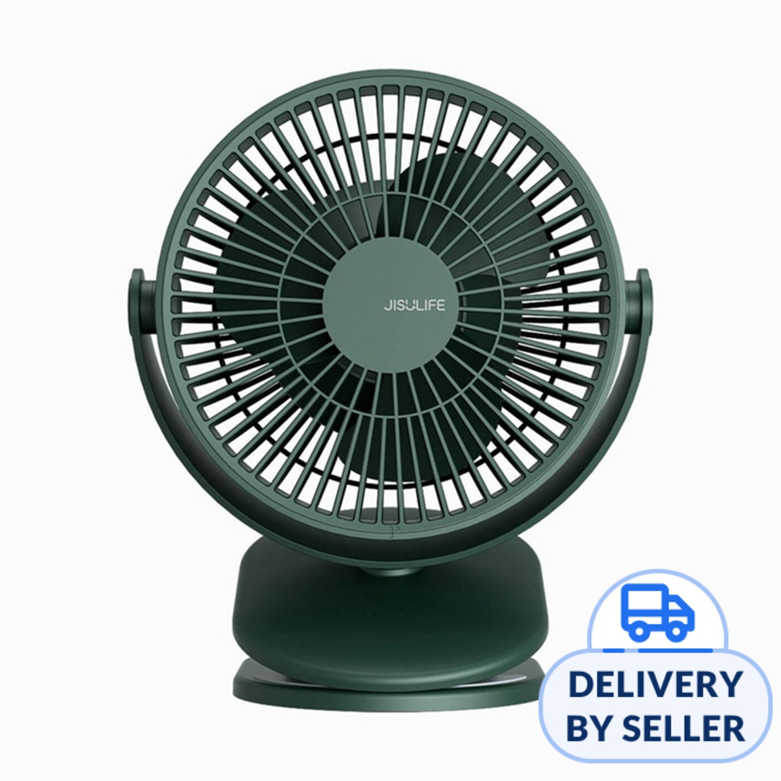 JisuLife Clip-on Desk Fan - Green (4000mAh) | NTUC FairPrice