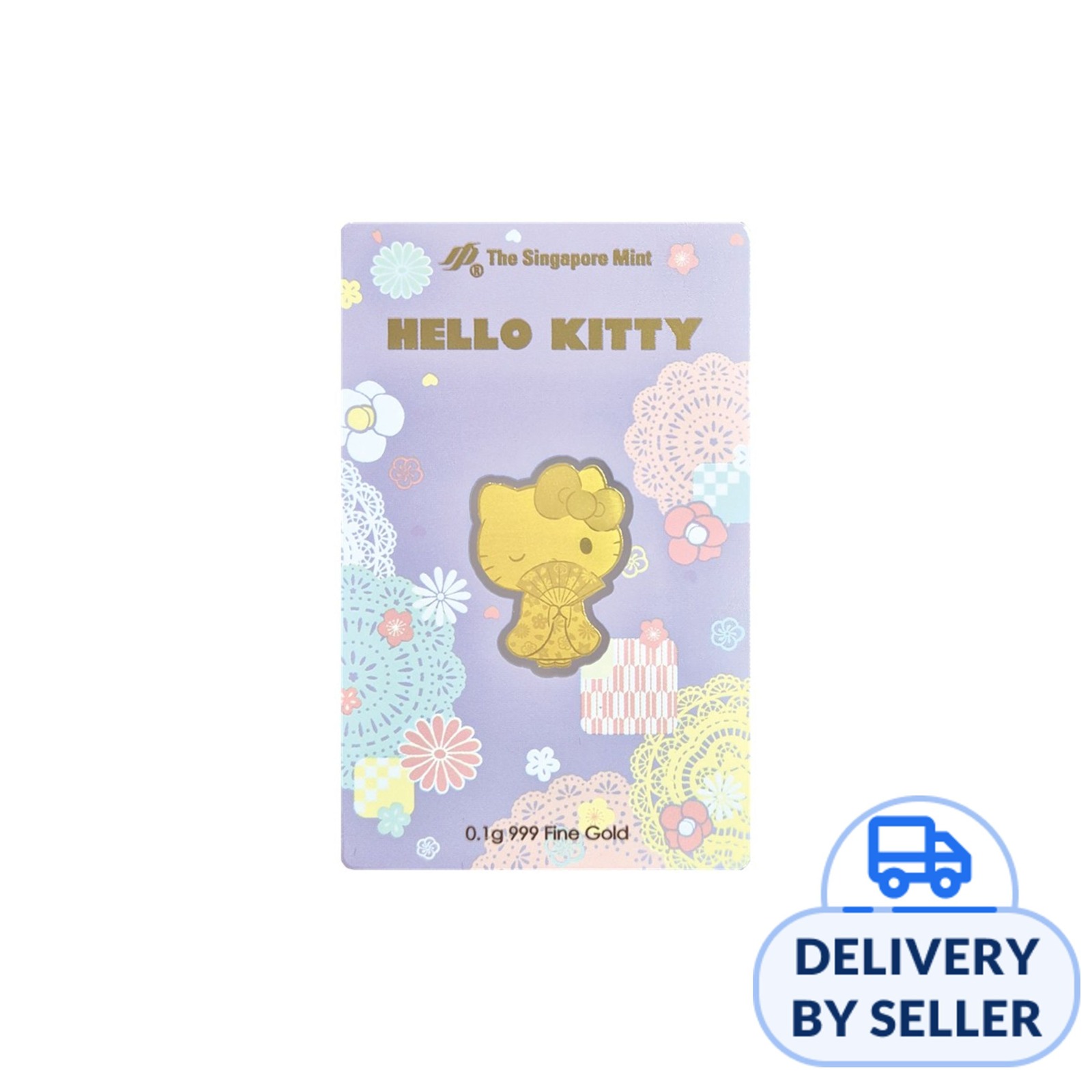 Sanrio Hello Kitty Showa Uchiwa 0.1 gram 999 Fine Gold Bar | NTUC FairPrice