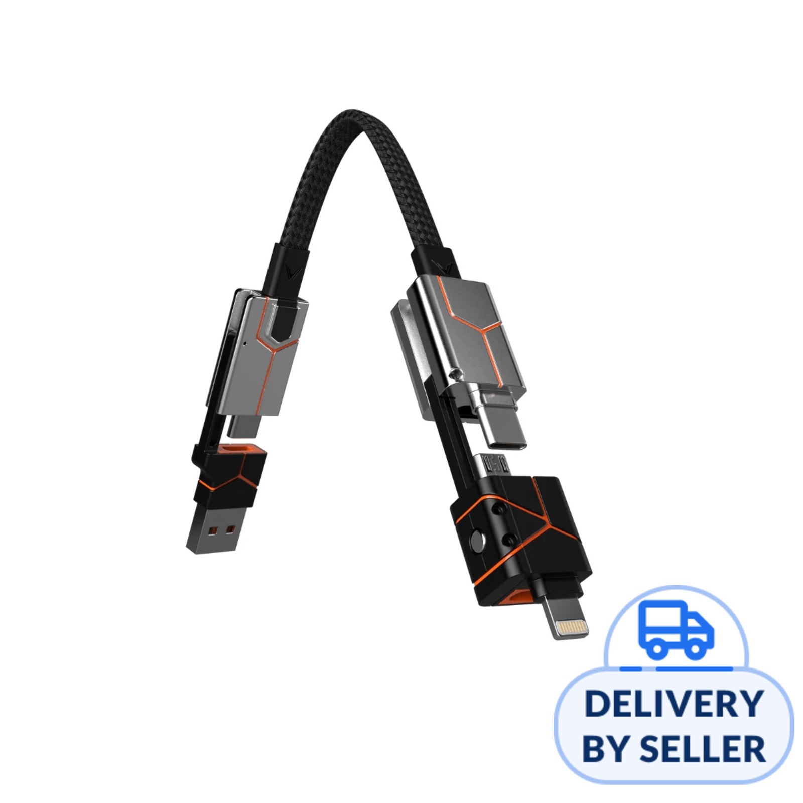 Futurizta Zeus-X Go 6in1 Universal Cable - Keychain H.Orange | NTUC ...