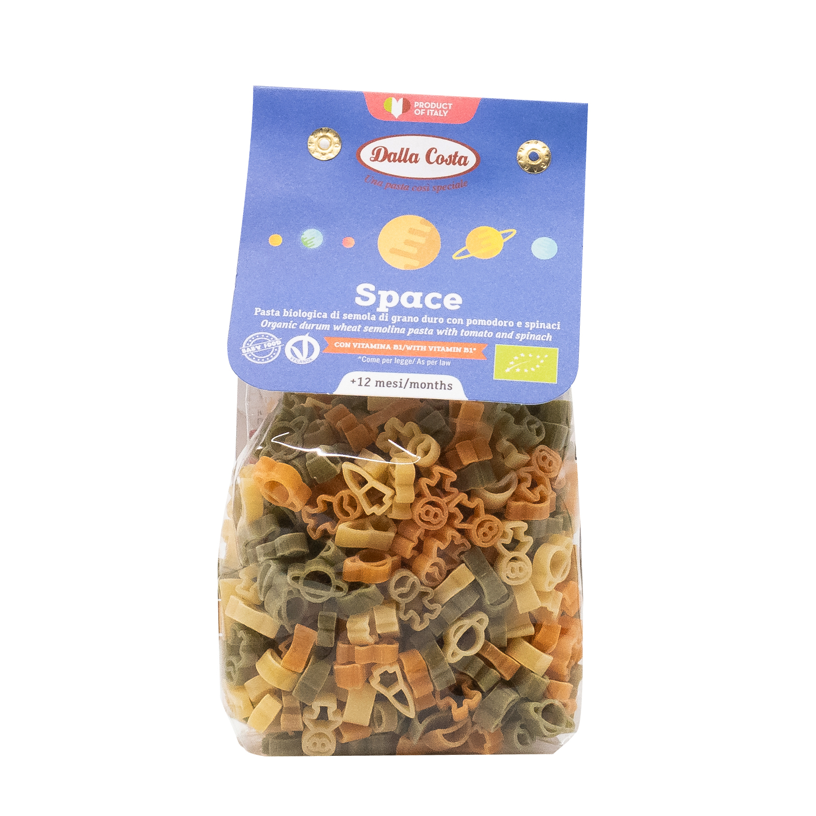 Dalla Costa Organic Tricolor Space Pasta | NTUC FairPrice