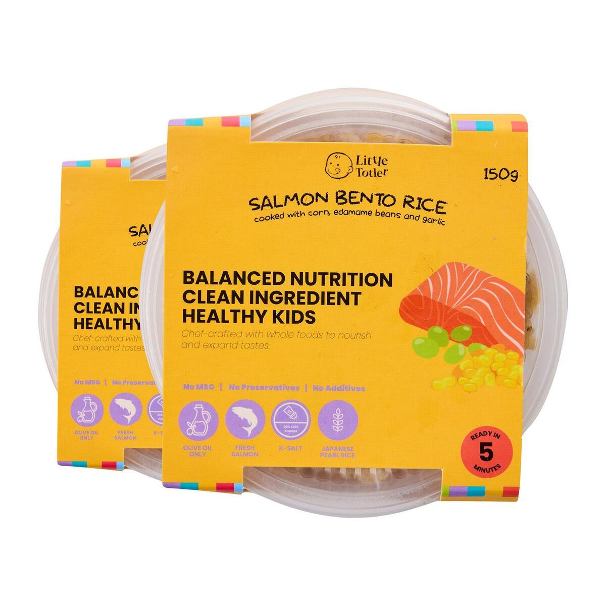 Salmon Bento Rice Twin Pack - Frozen | NTUC FairPrice