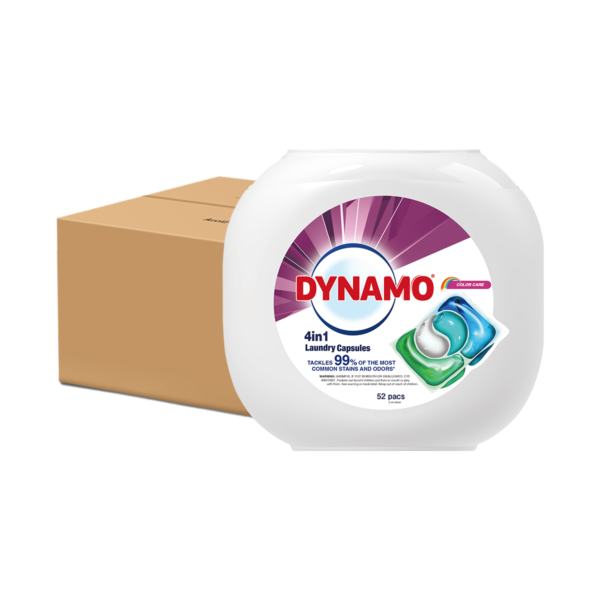 [Carton Deal] Dynamo Laundry Capsules - Color Care | NTUC FairPrice