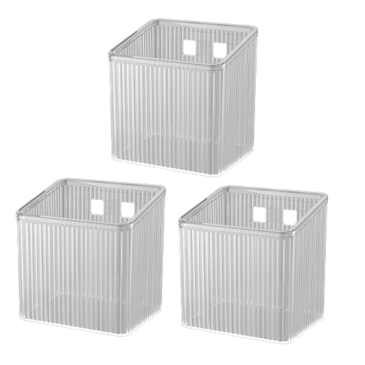 Sweet Home Deluxe Wall-mounted Storage Box - Clear Silver | NTUC FairPrice