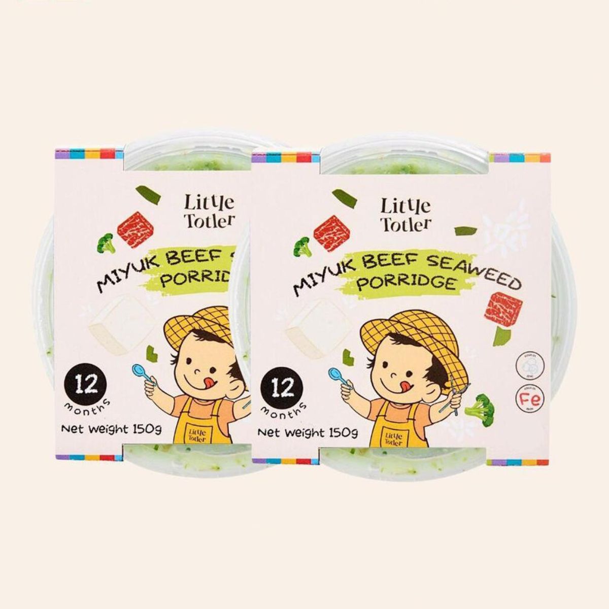 Miyuk Beef Seaweed Porridge Twin Pack - Frozen | NTUC FairPrice