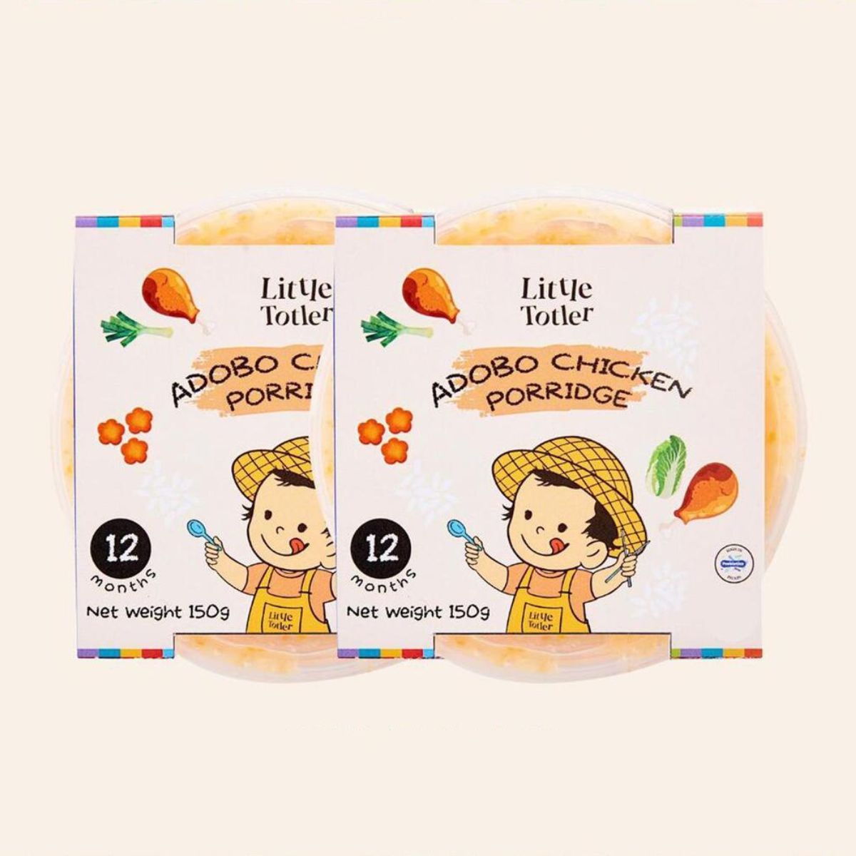 Adobo Chicken Porridge Twin Pack - Frozen | NTUC FairPrice