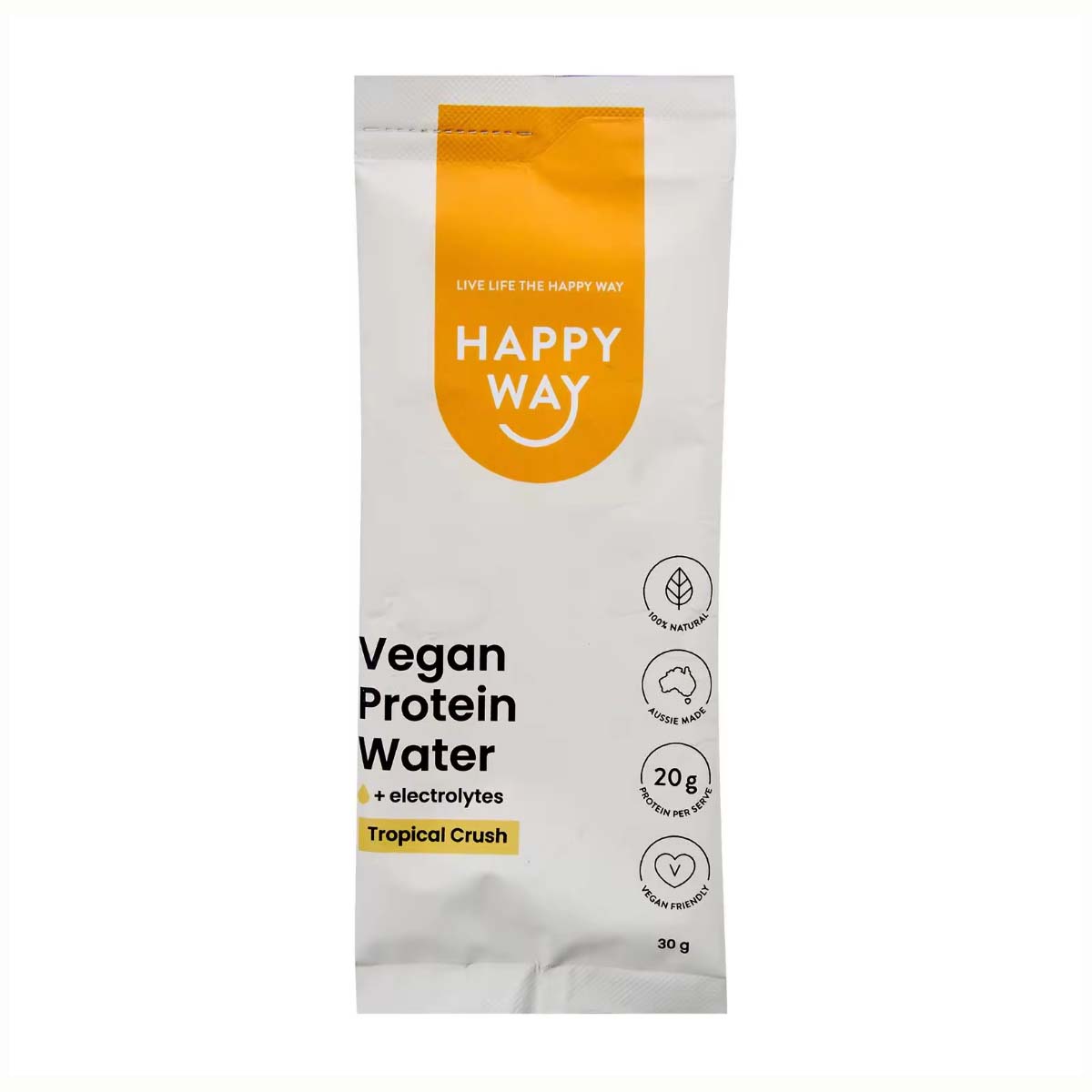Happy Way Vegan Protein Water Powder Sachet - Tropical Crush | NTUC ...