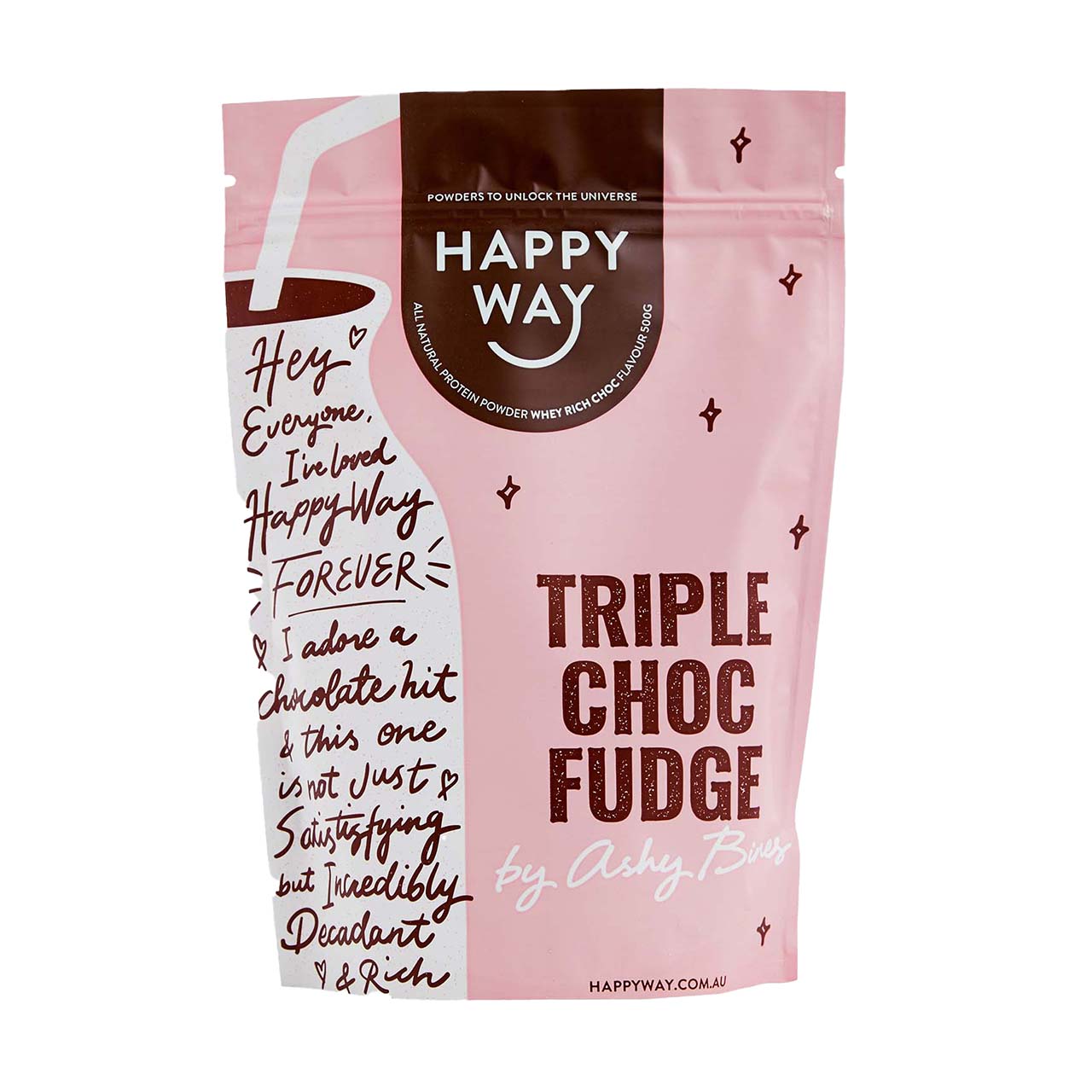 Happy Way Whey Protein Powder - Triple Choc Fudge | NTUC FairPrice