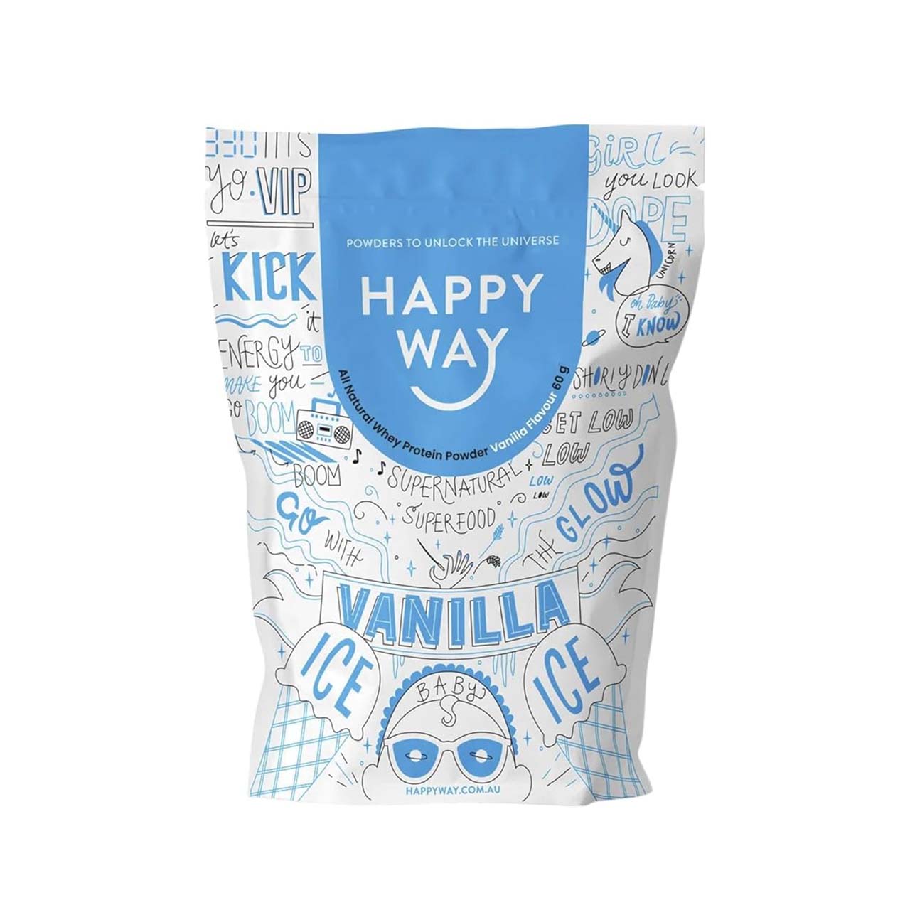 Happy Way Whey Protein Powder Sachet - Vanilla | NTUC FairPrice