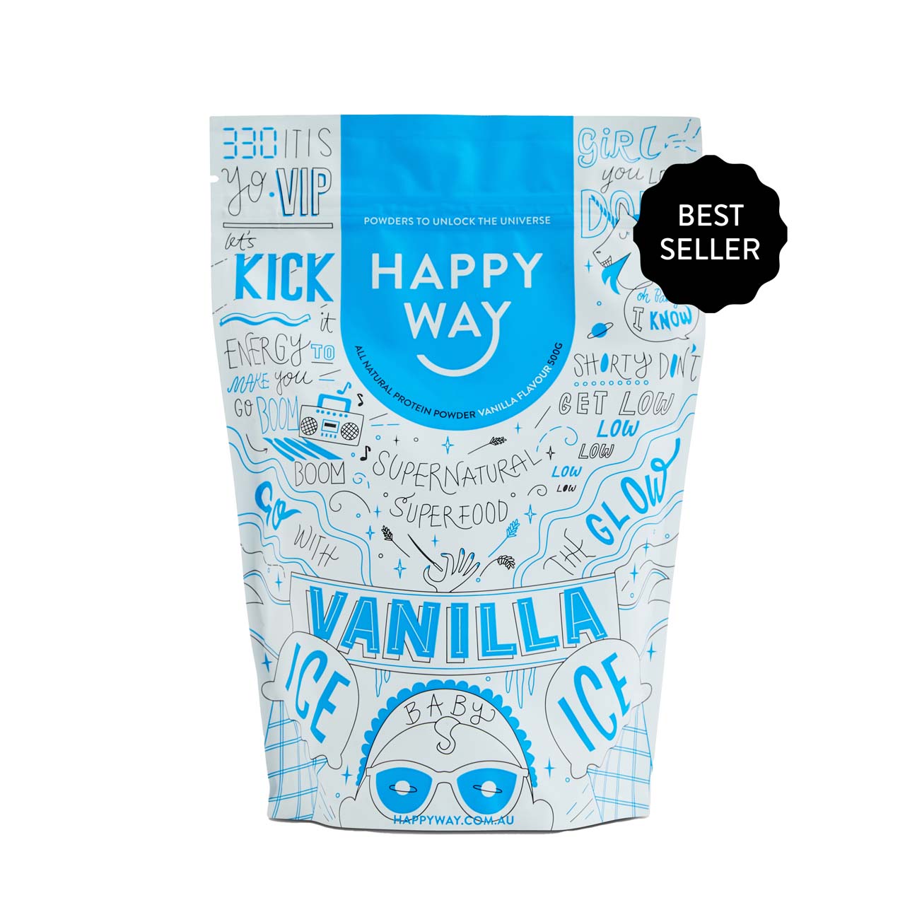 Happy Way Whey Protein Powder - Vanilla | NTUC FairPrice