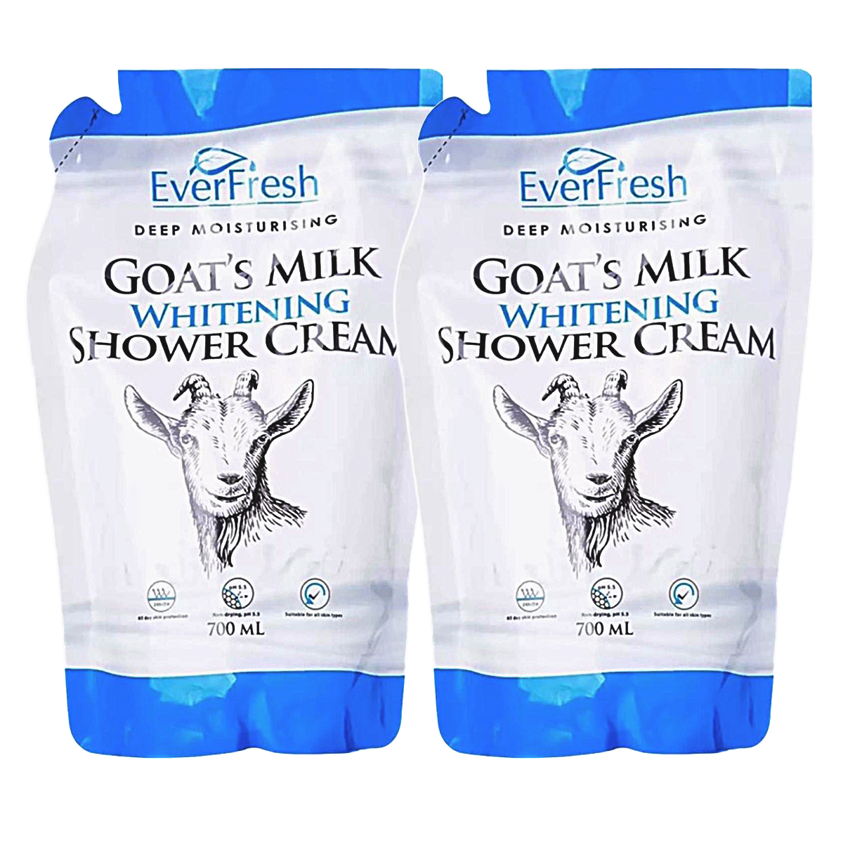 Everfresh Goat Milk Whitening Shower Cream | NTUC FairPrice