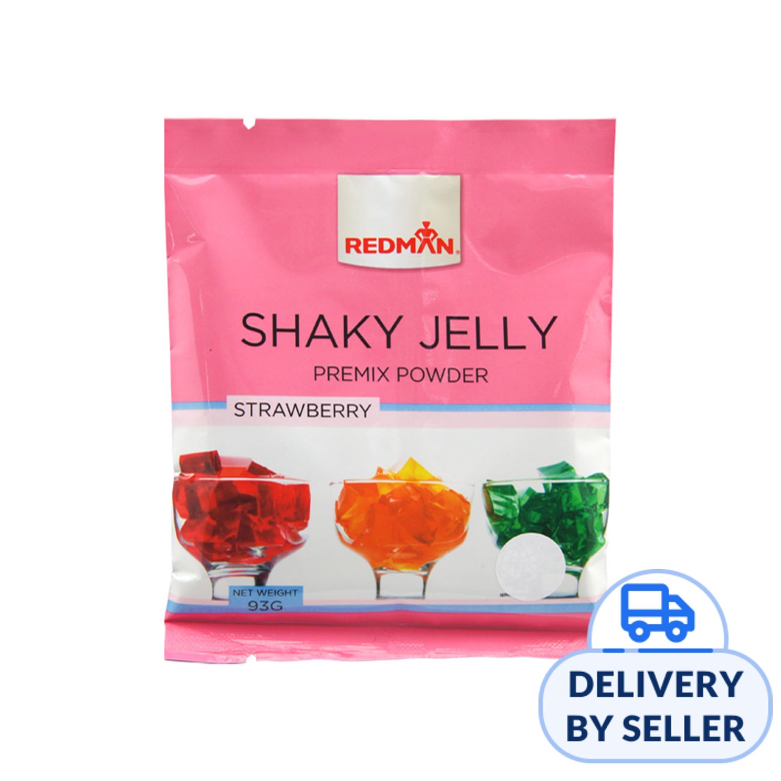 RedMan Shaky Jelly Premix Powder - Strawberry | NTUC FairPrice