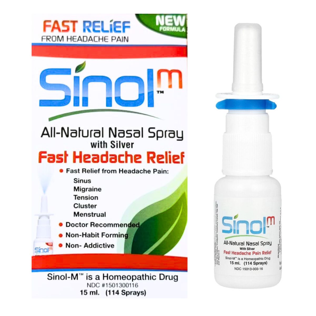 Sinol M Fast Headache Relief All-Natural Spray - Migraine | NTUC FairPrice