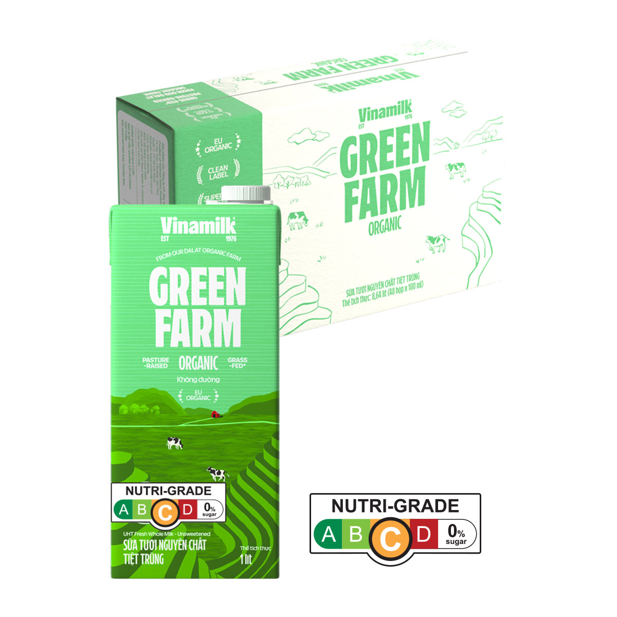Vinamilk Green Farm UHT Organic Fresh Milk | NTUC FairPrice