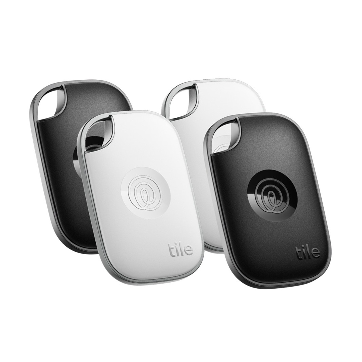 Tile Pro Tracking Device - Black & White, 4 Pack (2024) | NTUC FairPrice