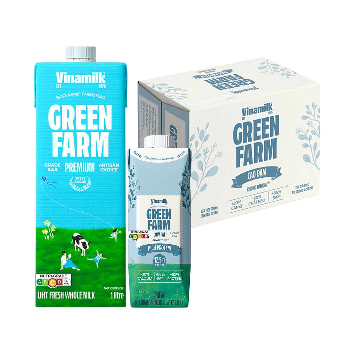 Vinamilk High Protein Low Fat UHT Milk Lactose Free | NTUC FairPrice