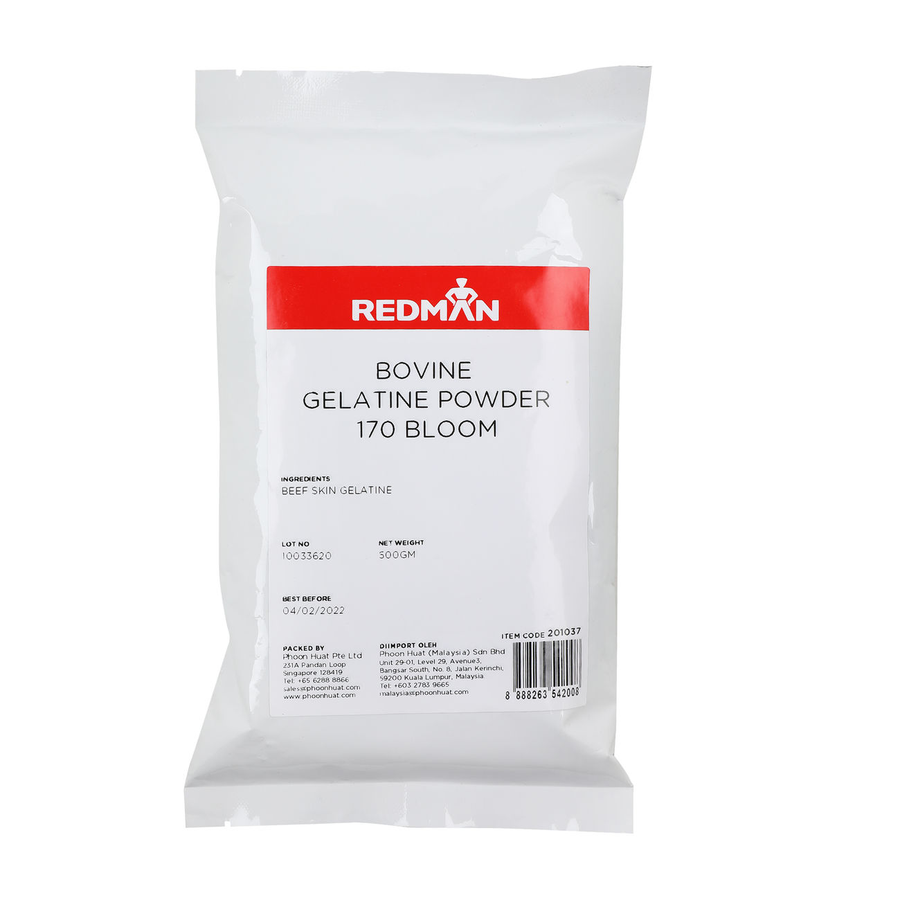 RedMan Gelatine Powder Bovine 170 Bloom | NTUC FairPrice