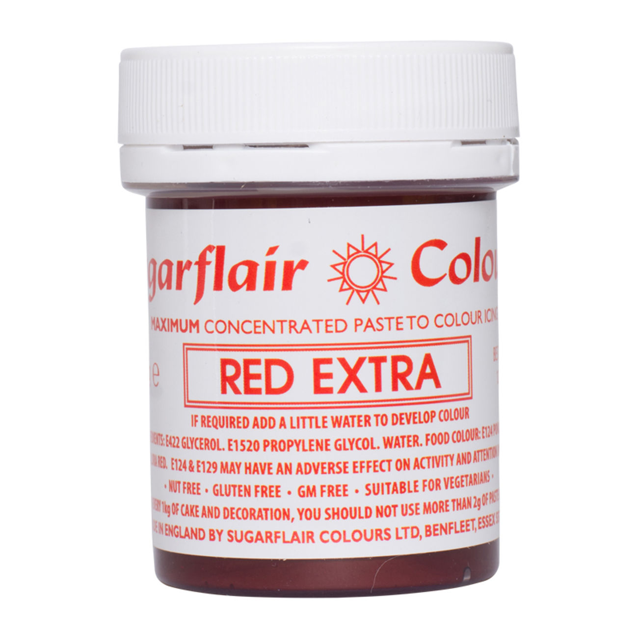 Sugarflair Max Concentrate Paste Colour - Red Extra | NTUC FairPrice